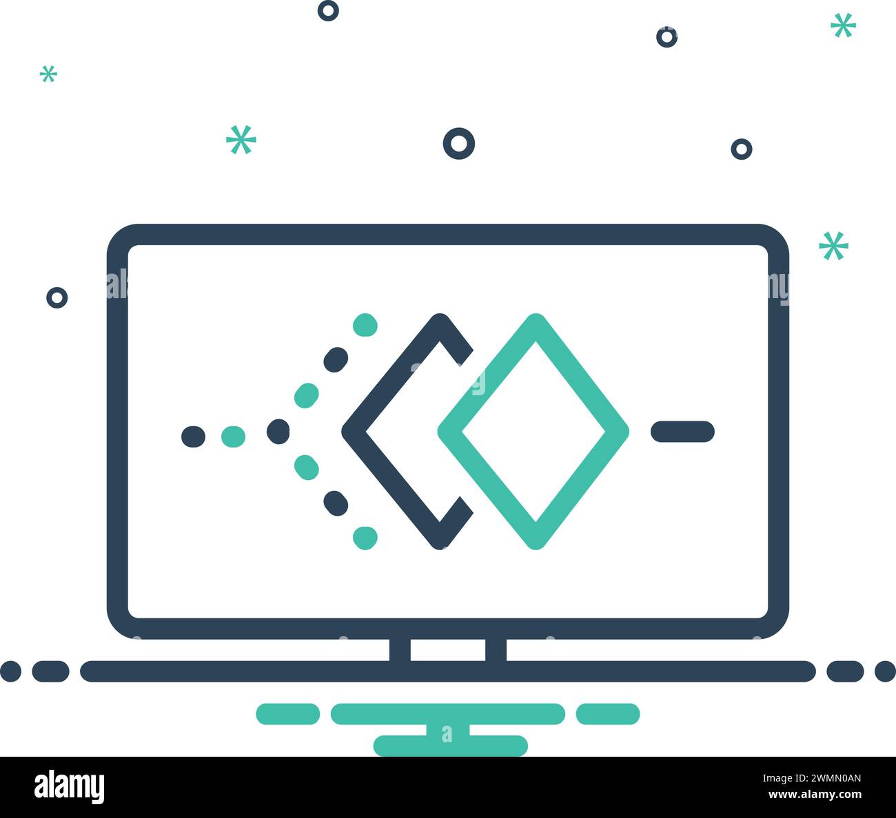 Icon for animated,animation Stock Vector Image & Art - Alamy