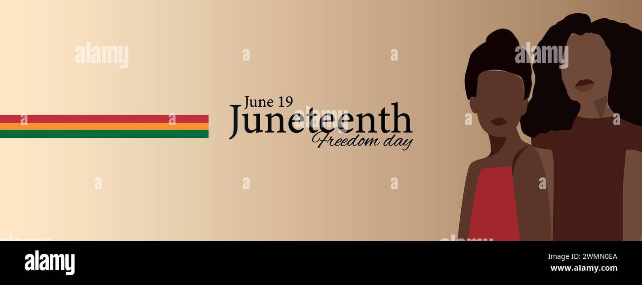 Juneteenth Freedom Day. June 19 African American Liberation Day. Black ...