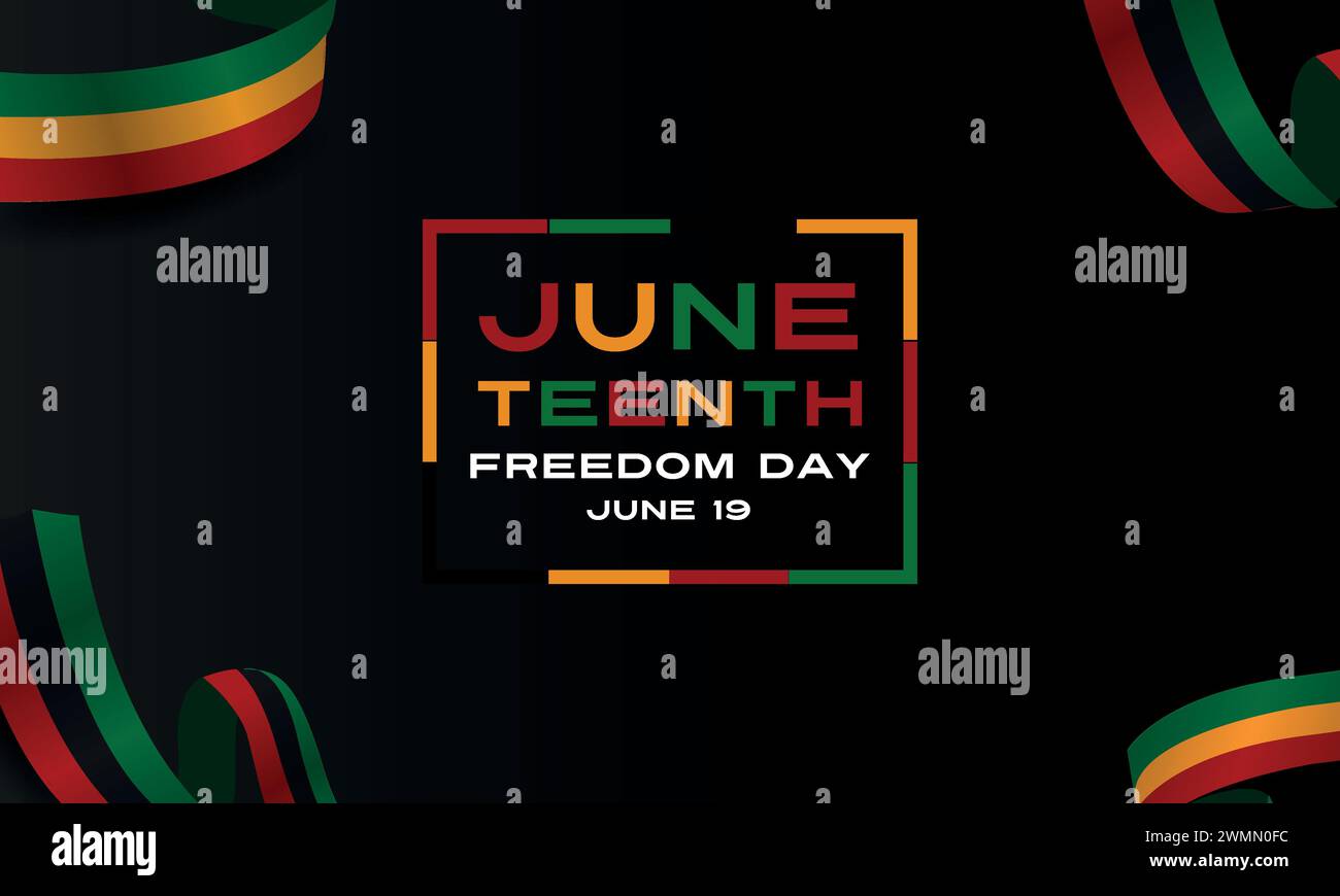 Juneteenth Freedom Day. June 19 African American Liberation Day. Black ...