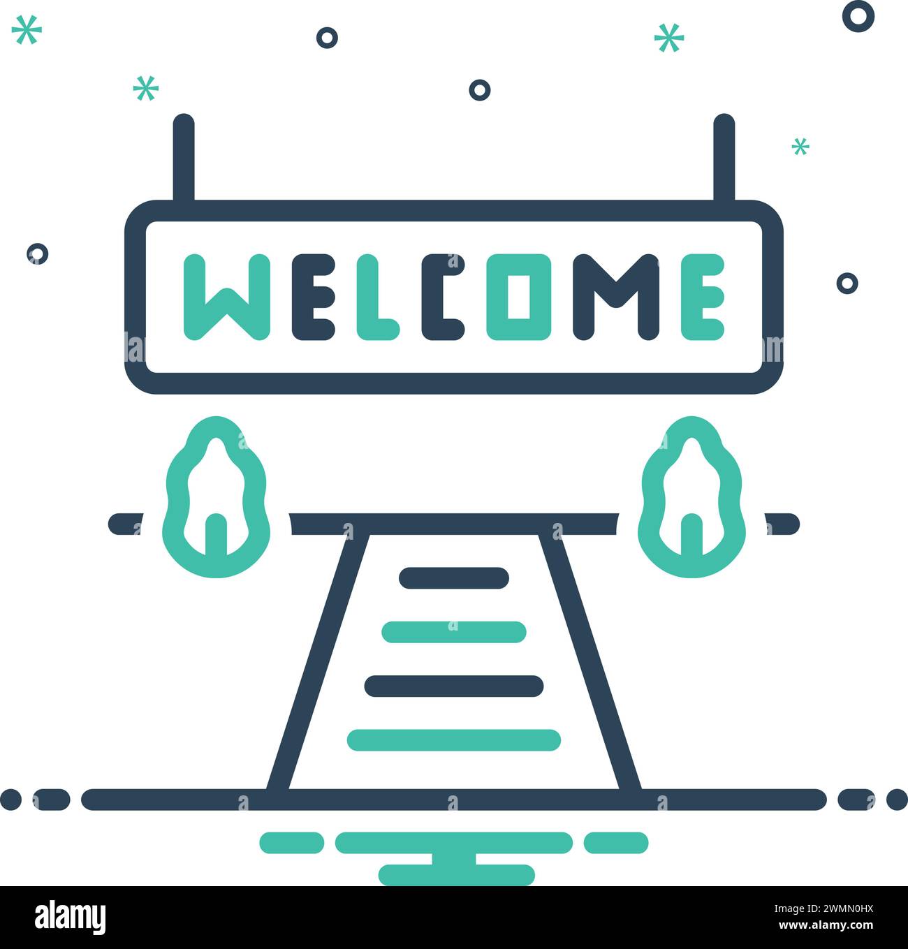 Icon for welcome,greeting Stock Vector Image & Art - Alamy