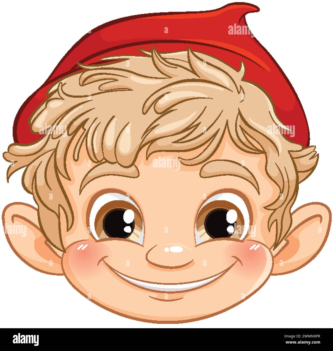 Blonde rosy cheeks Stock Vector Images - Alamy