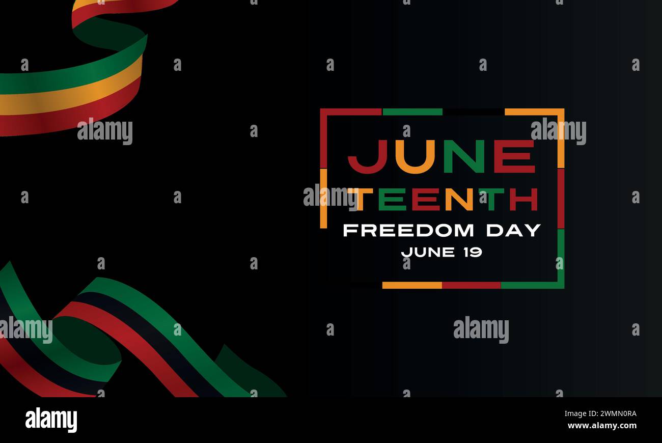 Juneteenth Freedom Day. June 19 African American Liberation Day. Black ...