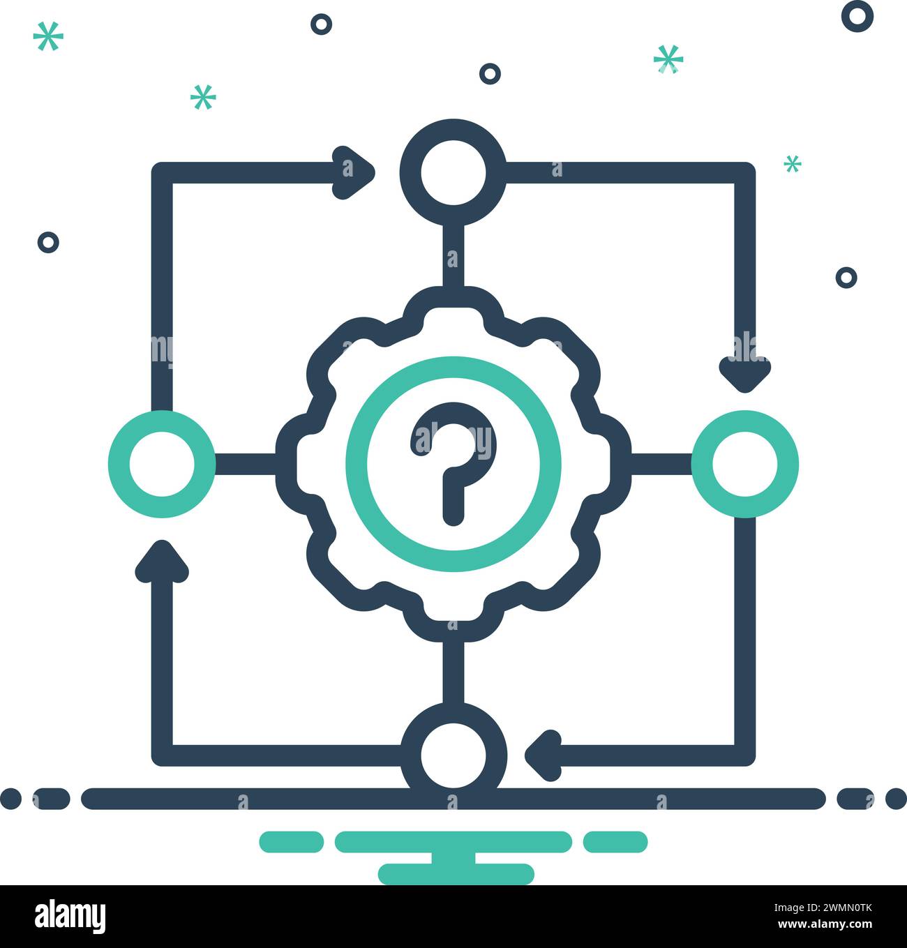 Causes symbol Stock Vector Images - Alamy