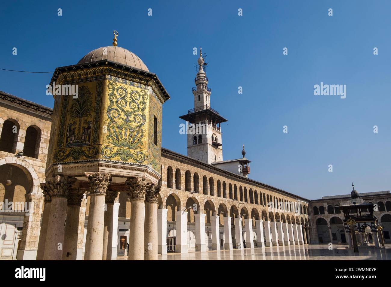 Syria, Damascus, Umayyad Mosque Stock Photo - Alamy