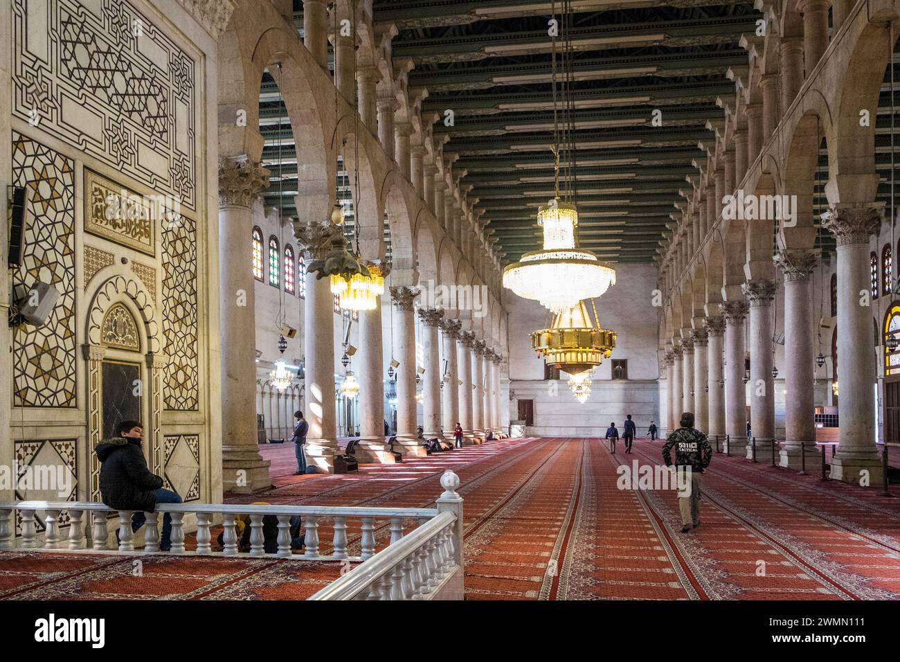 Syria, Damascus, Umayyad Mosque Stock Photo - Alamy