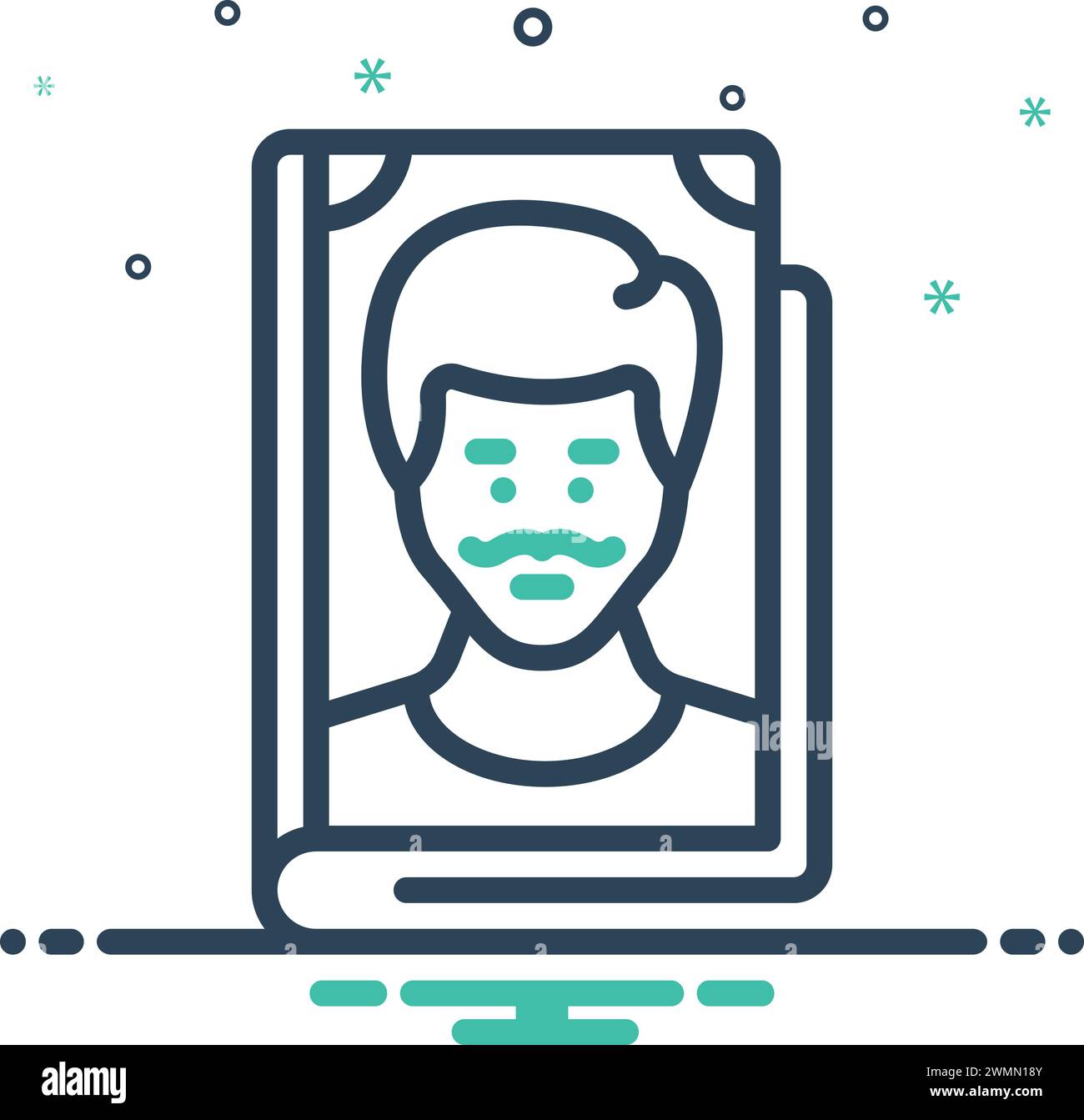 Icon for biography,autobiography Stock Vector Image & Art - Alamy