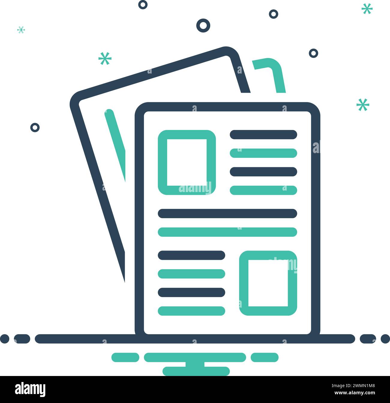 Icon for publication,issue Stock Vector Image & Art - Alamy