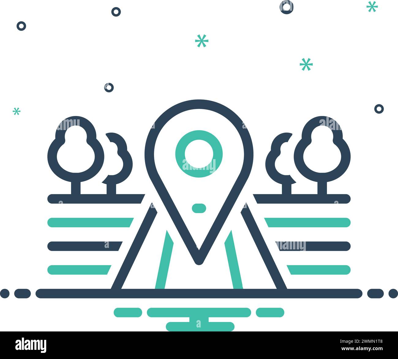 Icon for locally,pointer Stock Vector Image & Art - Alamy