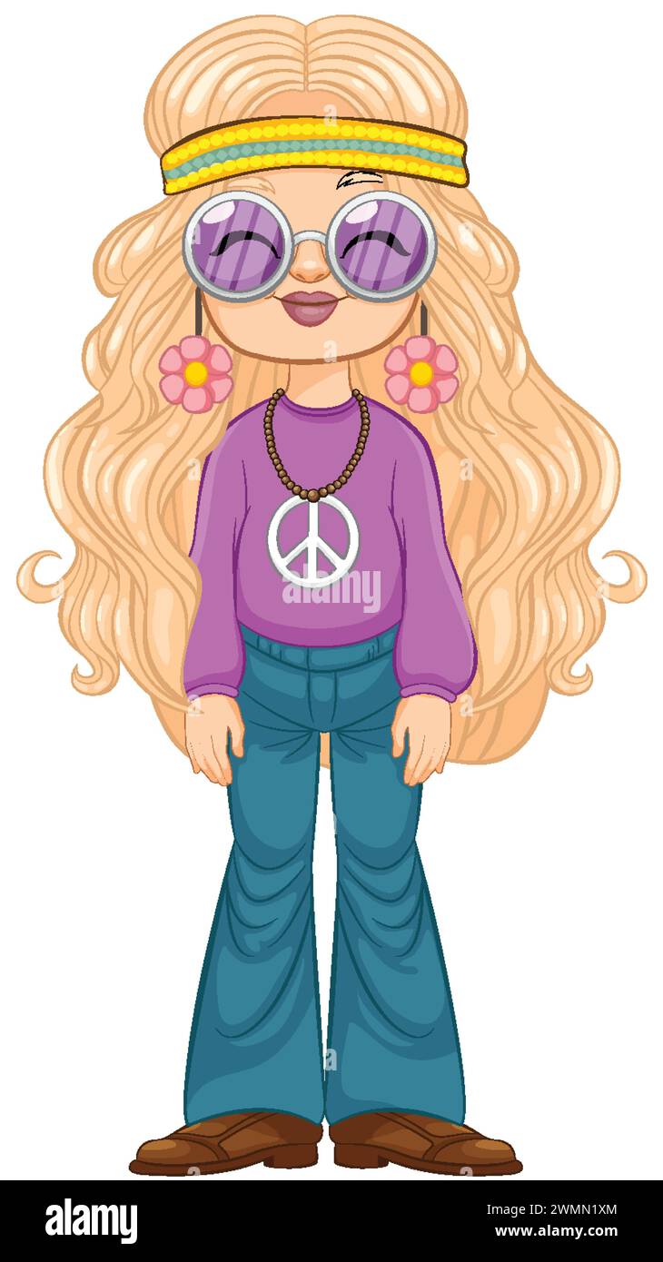 Blue dressed girl Cut Out Stock Images & Pictures - Alamy