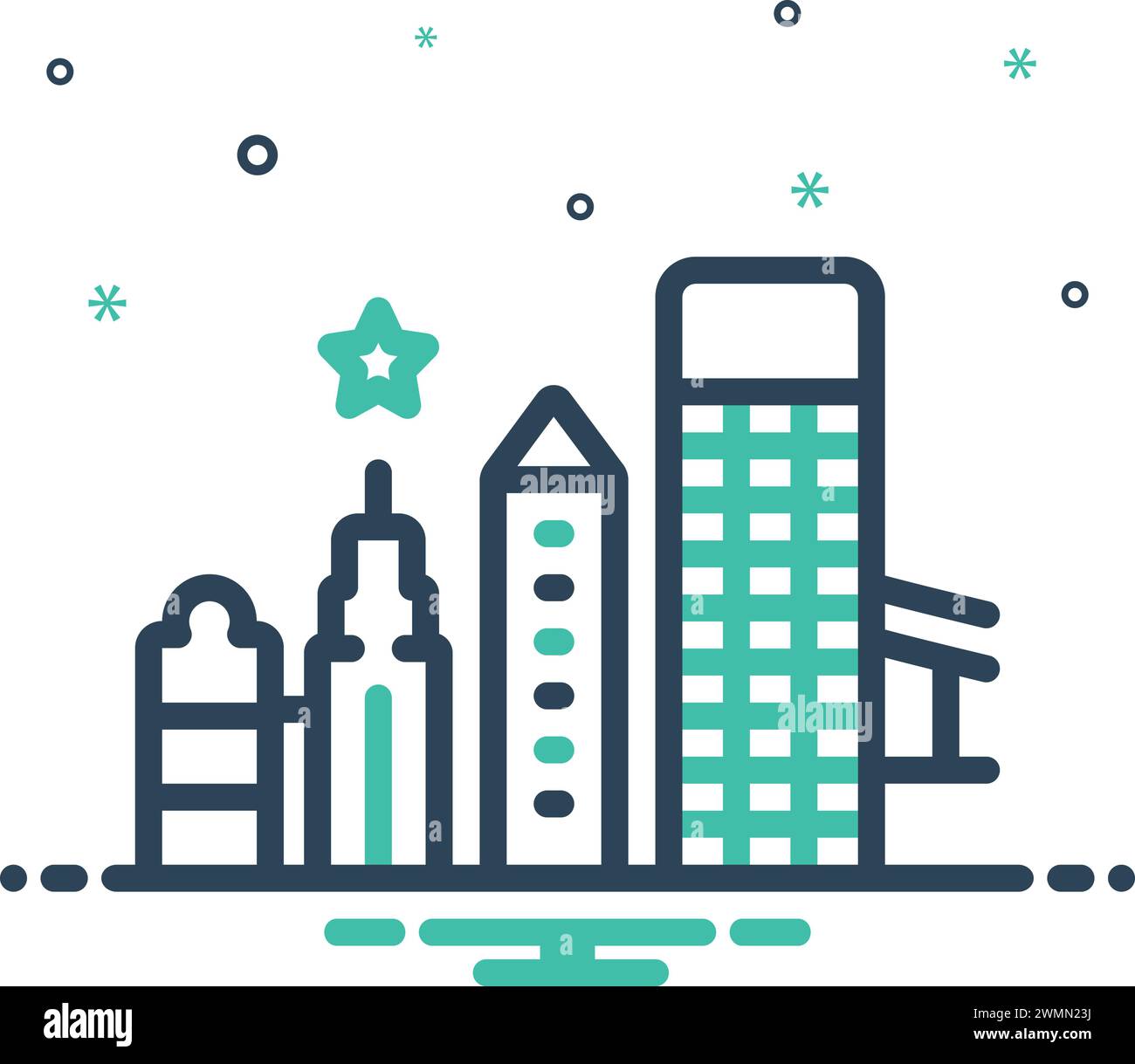 Famous florida landmark Stock Vector Images - Alamy