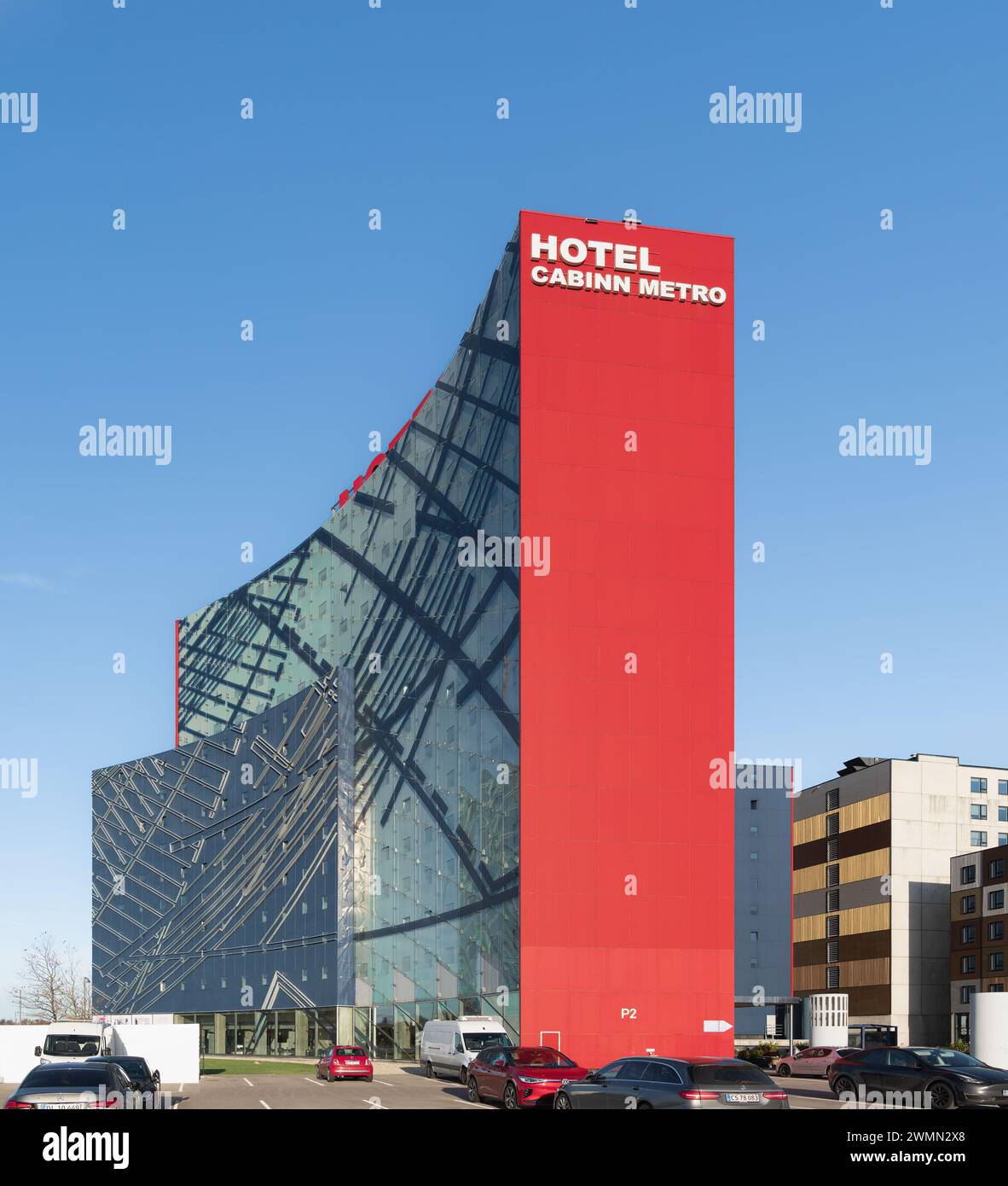 Copenhagen, Denmark - Hotel Cabinn Metro by Studio Libeskind Stock ...