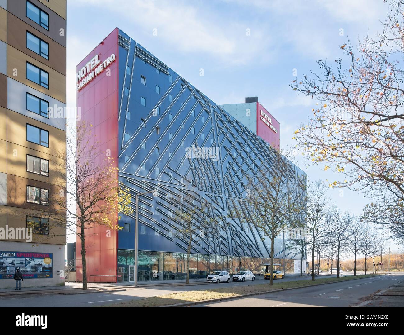 Copenhagen, Denmark - Hotel Cabinn Metro by Studio Libeskind Stock ...