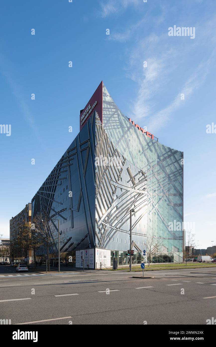 Copenhagen, Denmark - Hotel Cabinn Metro by Studio Libeskind Stock ...