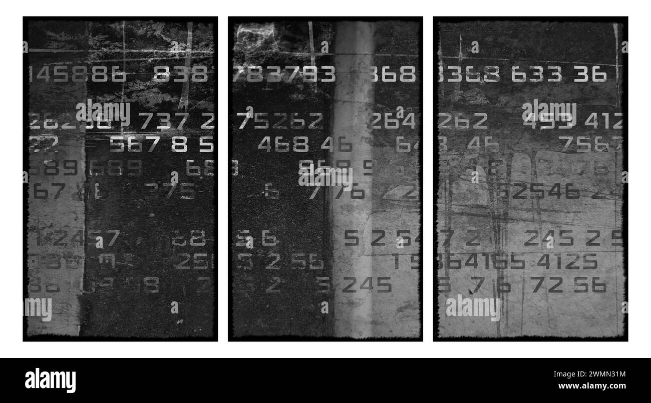 Modern interior triptych Stock Photo - Alamy