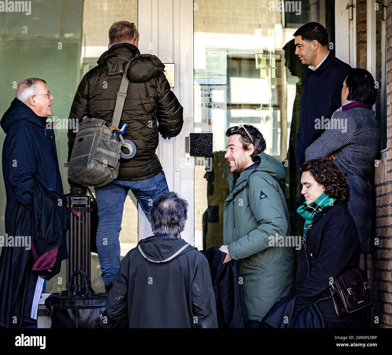 AMSTERDAM - Lawyers Juriaan de Vries, Daan Wijburg, Nico Meijering ...