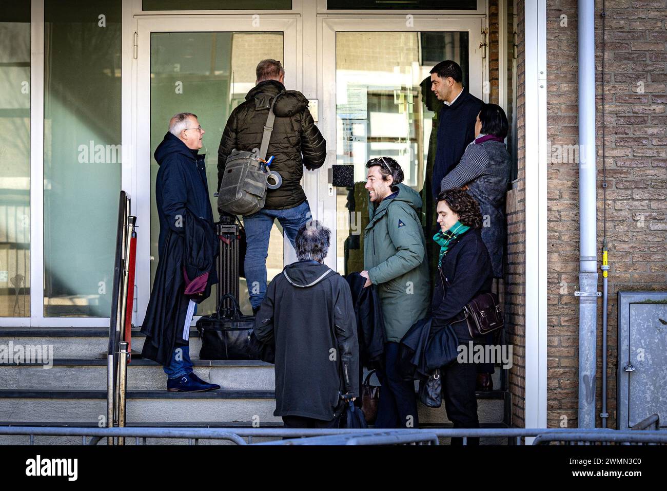 AMSTERDAM - Lawyers Juriaan de Vries, Daan Wijburg, Nico Meijering ...