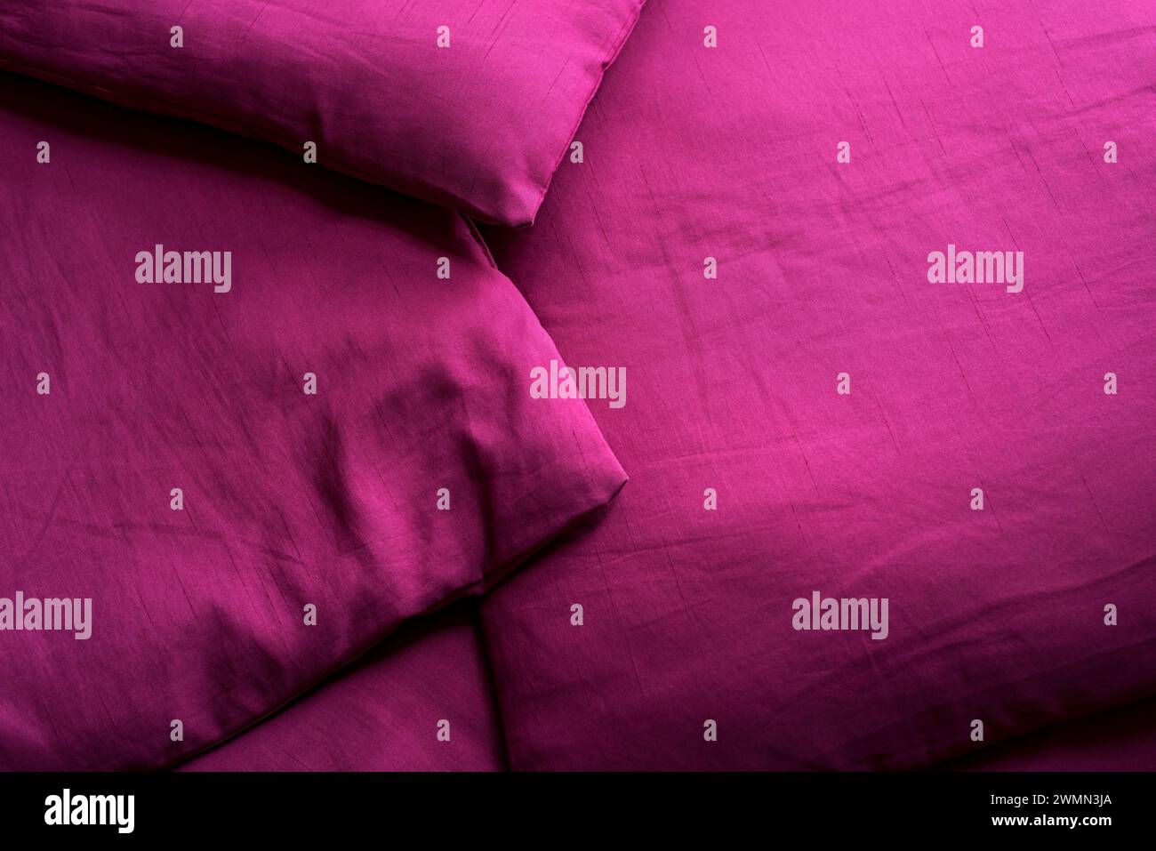 Magenta background. Abstract fabric texture of a saturated purple color ...