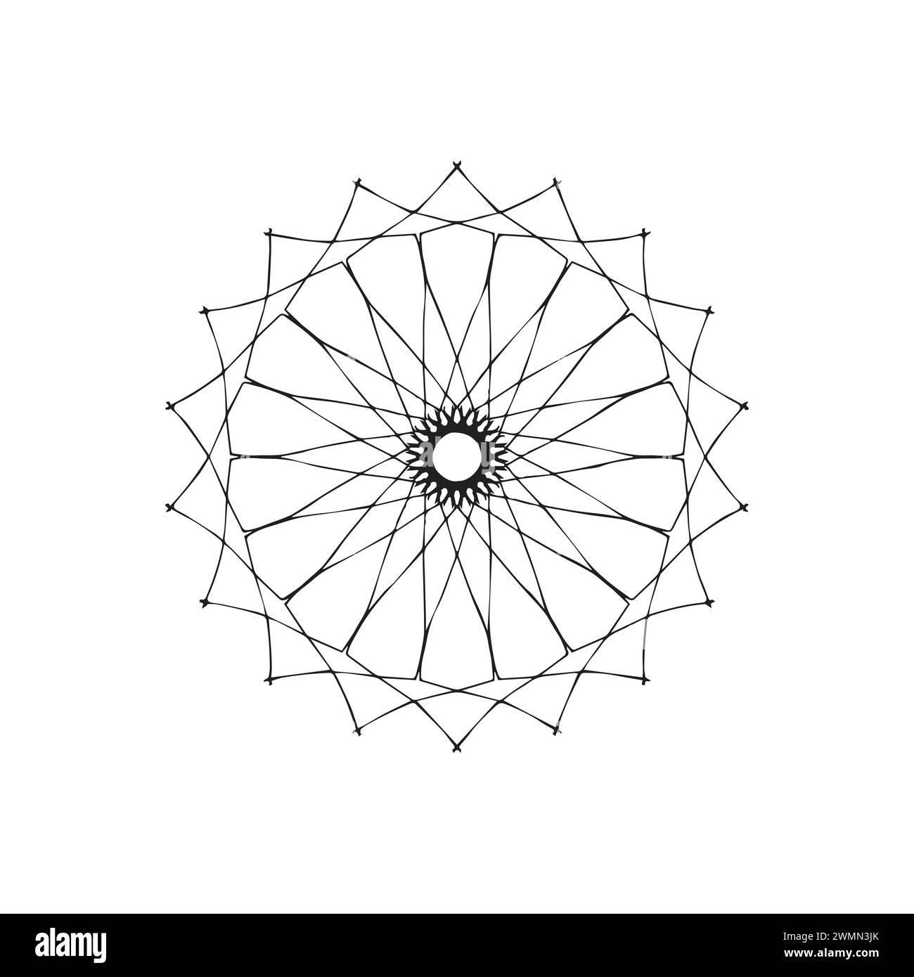 illustration of an vector element like mandala, circle shaped mandala ...