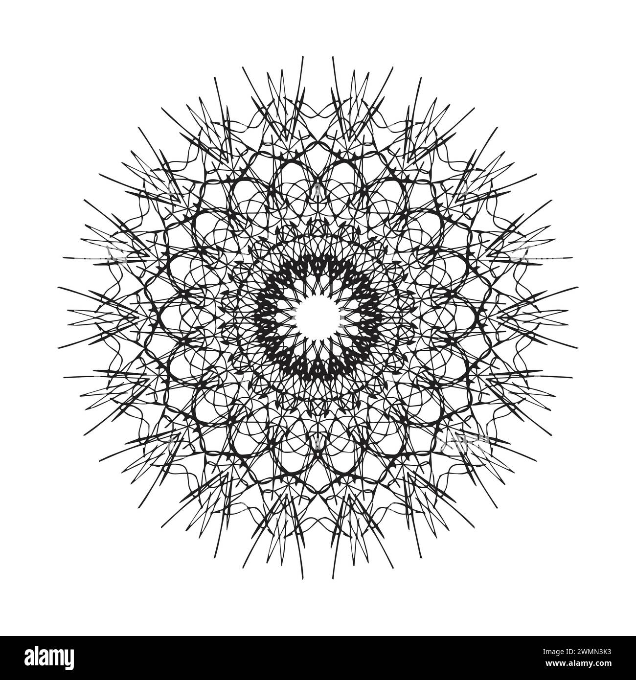 illustration of an vector element like mandala, circle shaped mandala ...