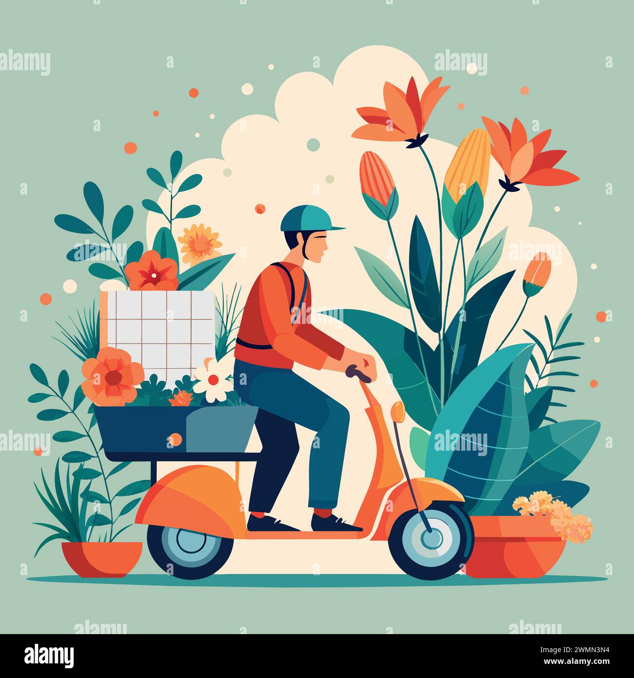 Approach to the city Stock Vector Images - Alamy