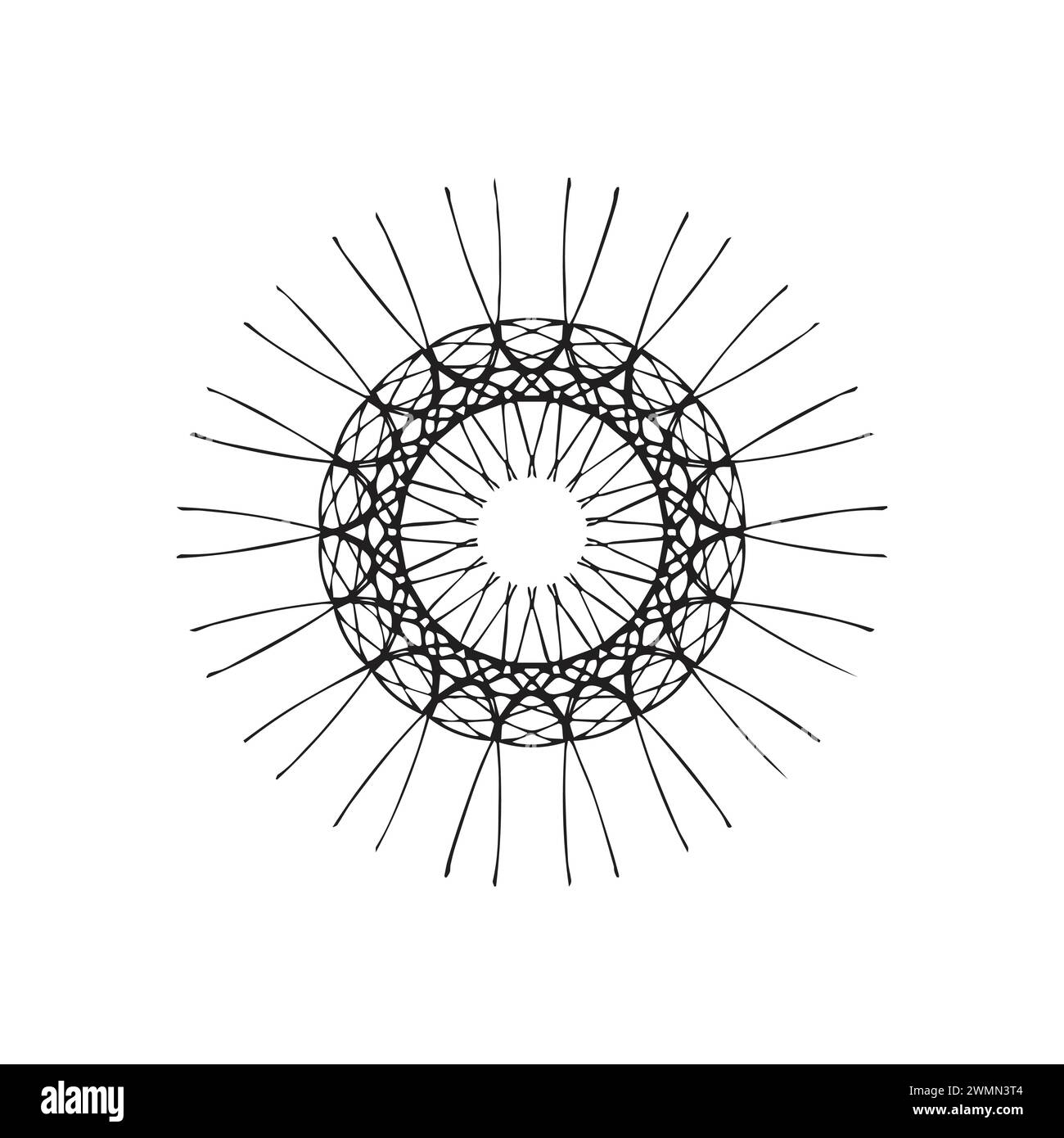 illustration of an vector element like mandala, circle shaped mandala ...