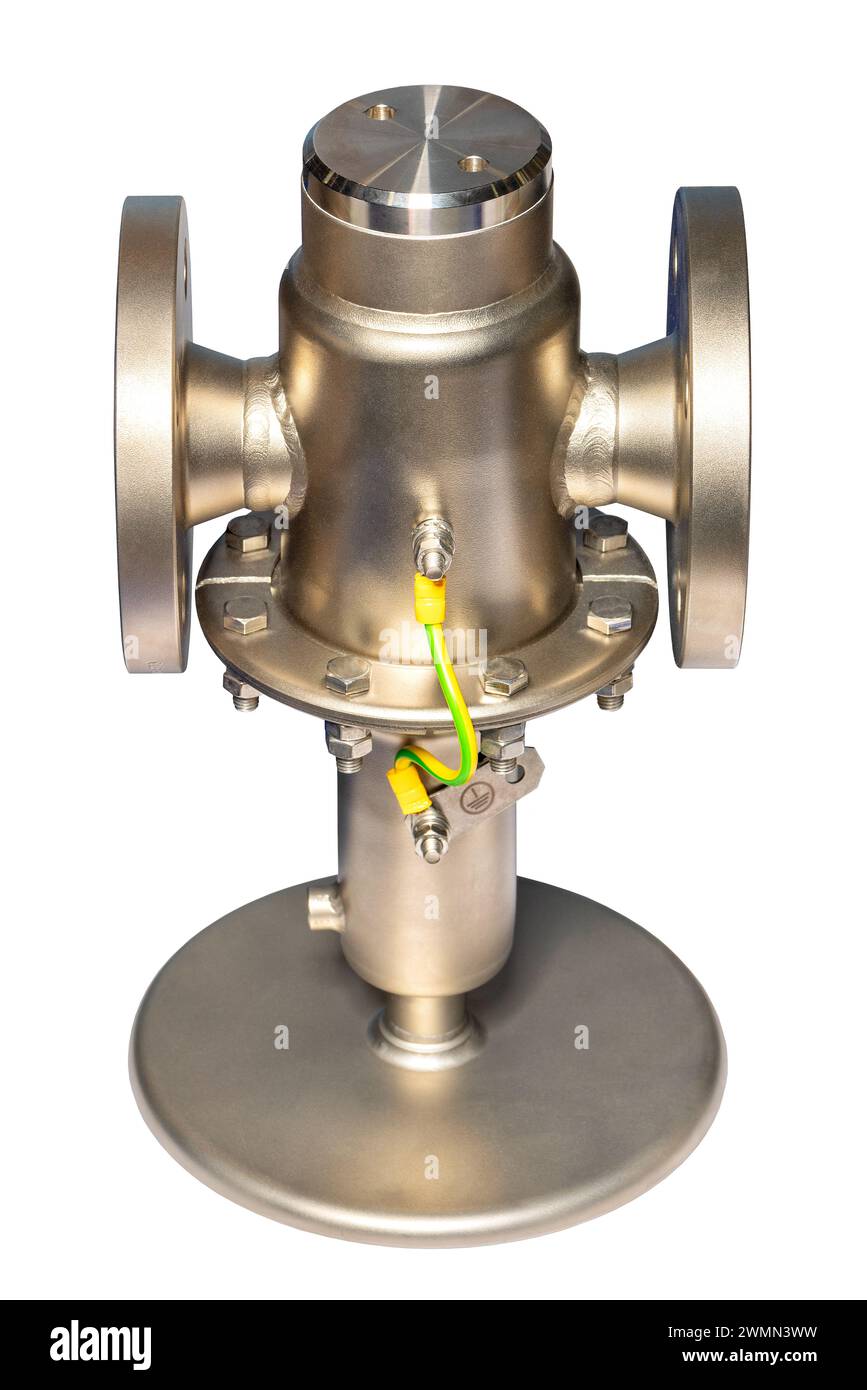 Bypass valve for liquids and gases with direct acting pressure ...