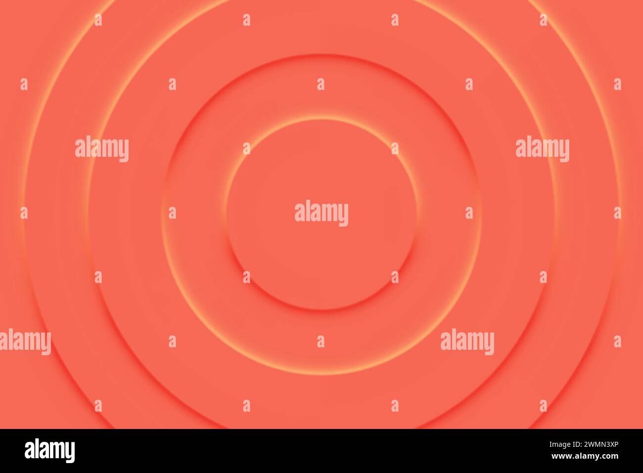Abstract vector background made of peach colored circles. Modern ...