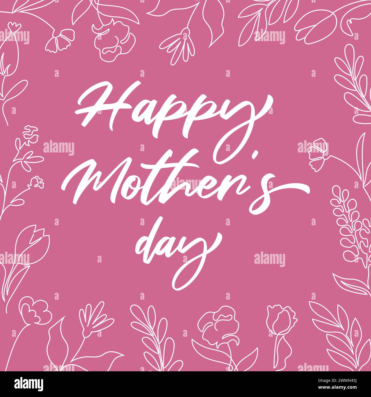 Mother arrangement Stock Vector Images - Alamy