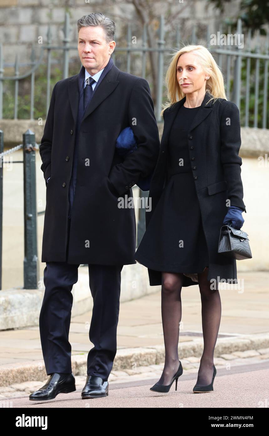 Dax Miller and Alexandra von Furstenberg attend a thanksgiving service ...