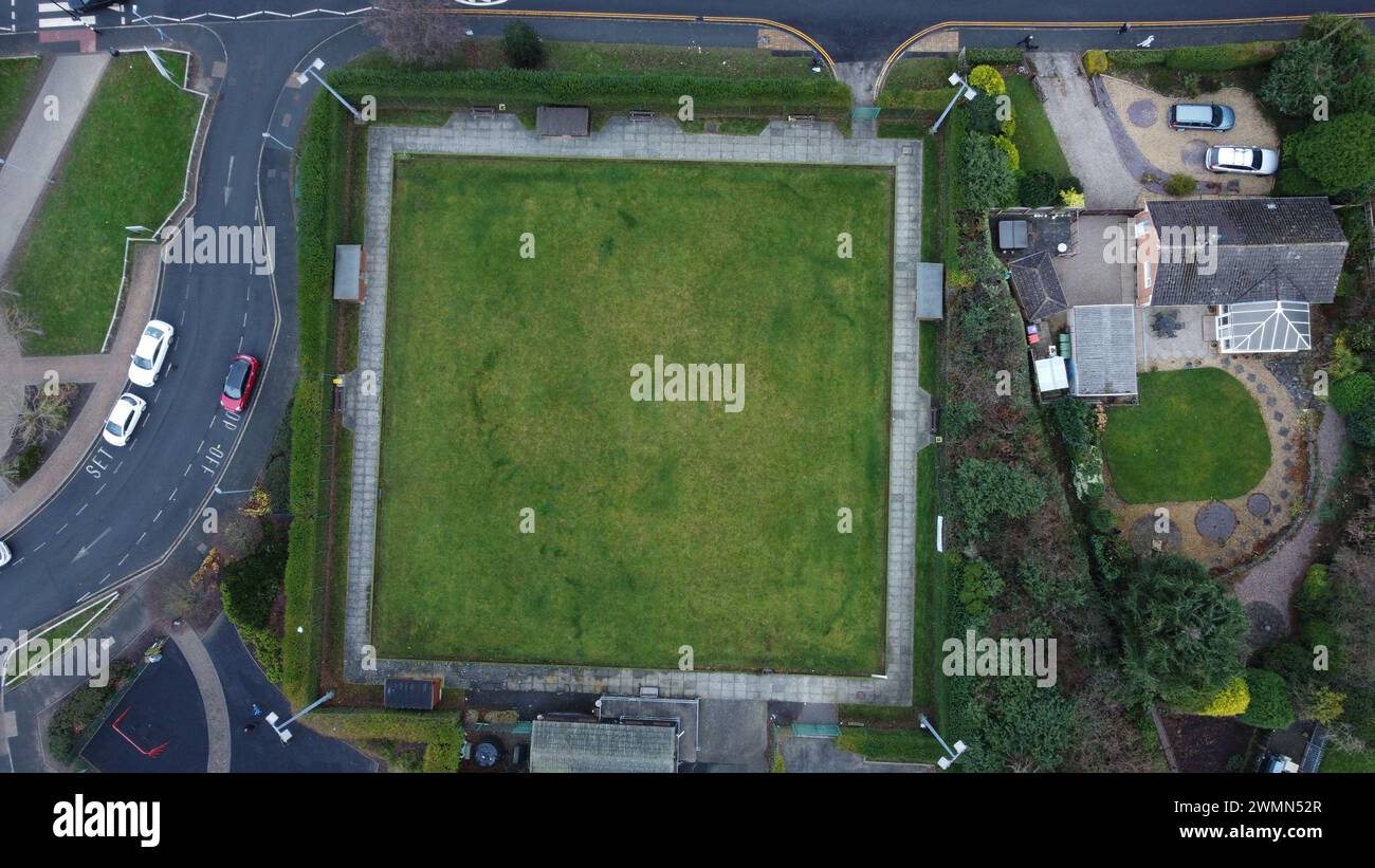 Telford in Shropshire during the winter of 2024, including a playground ...