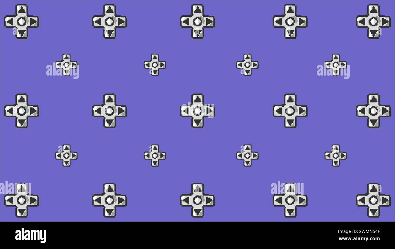 Pixel art joypad hi-res stock photography and images - Alamy