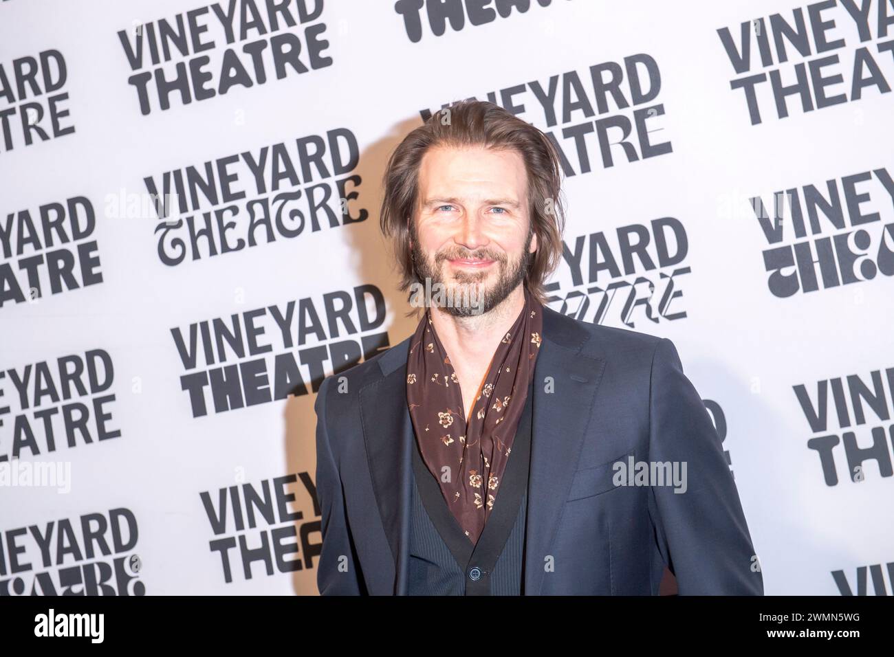 New York, United States. 26th Feb, 2024. Bill Heck attends the Vineyard ...