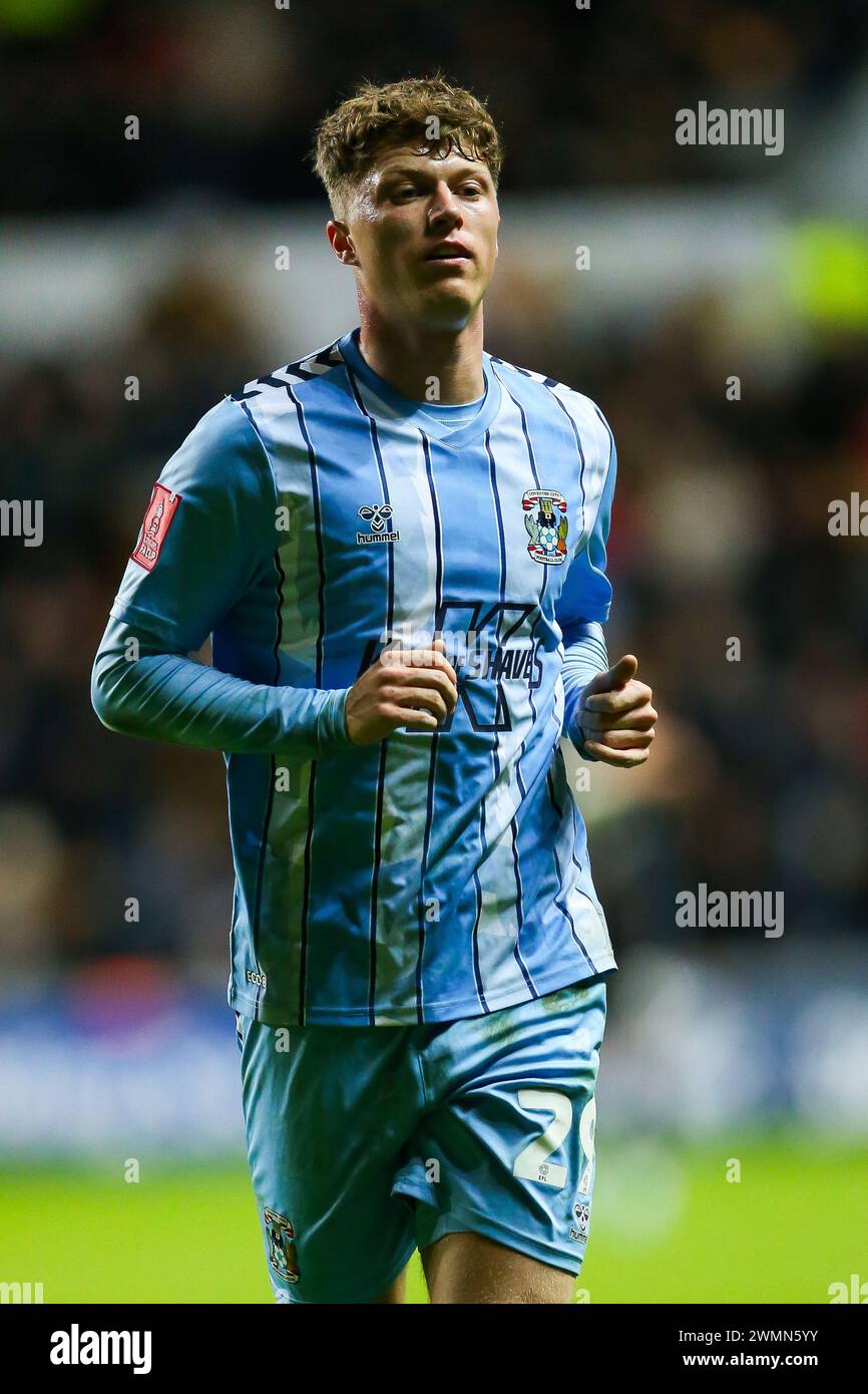 Coventry City's Victor Torp during the Emirates FA Cup fifth round ...