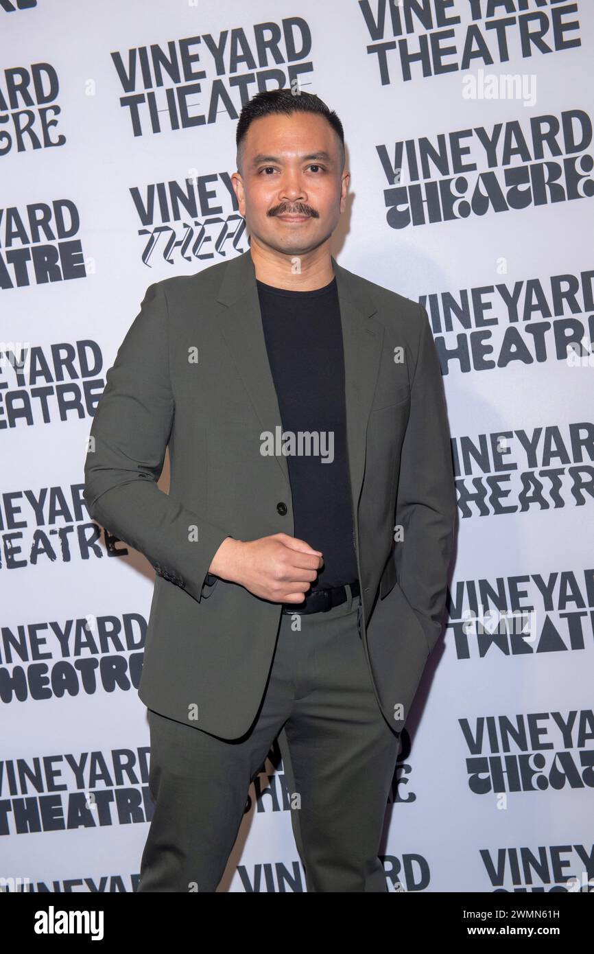 New York, United States. 26th Feb, 2024. Jose Llana attends the ...