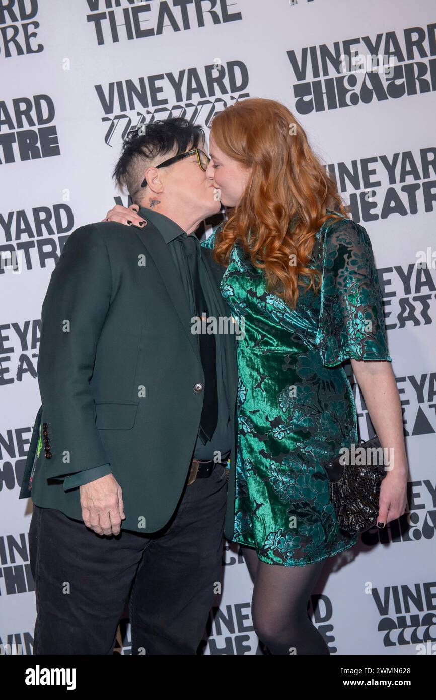 New York, United States. 26th Feb, 2024. Lea DeLaria and Dalia ...