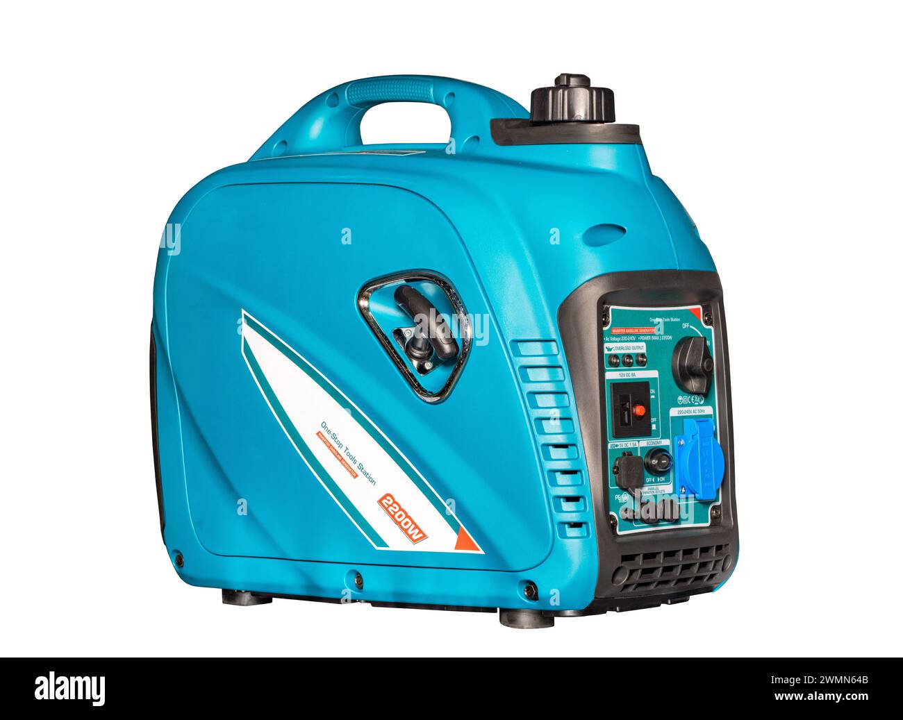 Generator. Single-phase inverter gasoline generator with manual starter ...