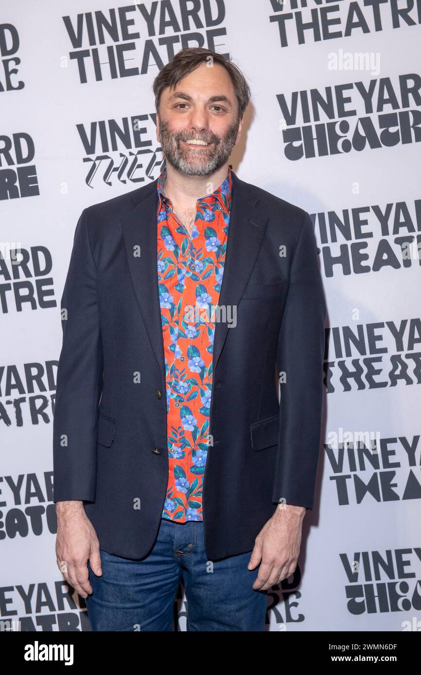New York, United States. 26th Feb, 2024. Christopher Shinn attends the ...