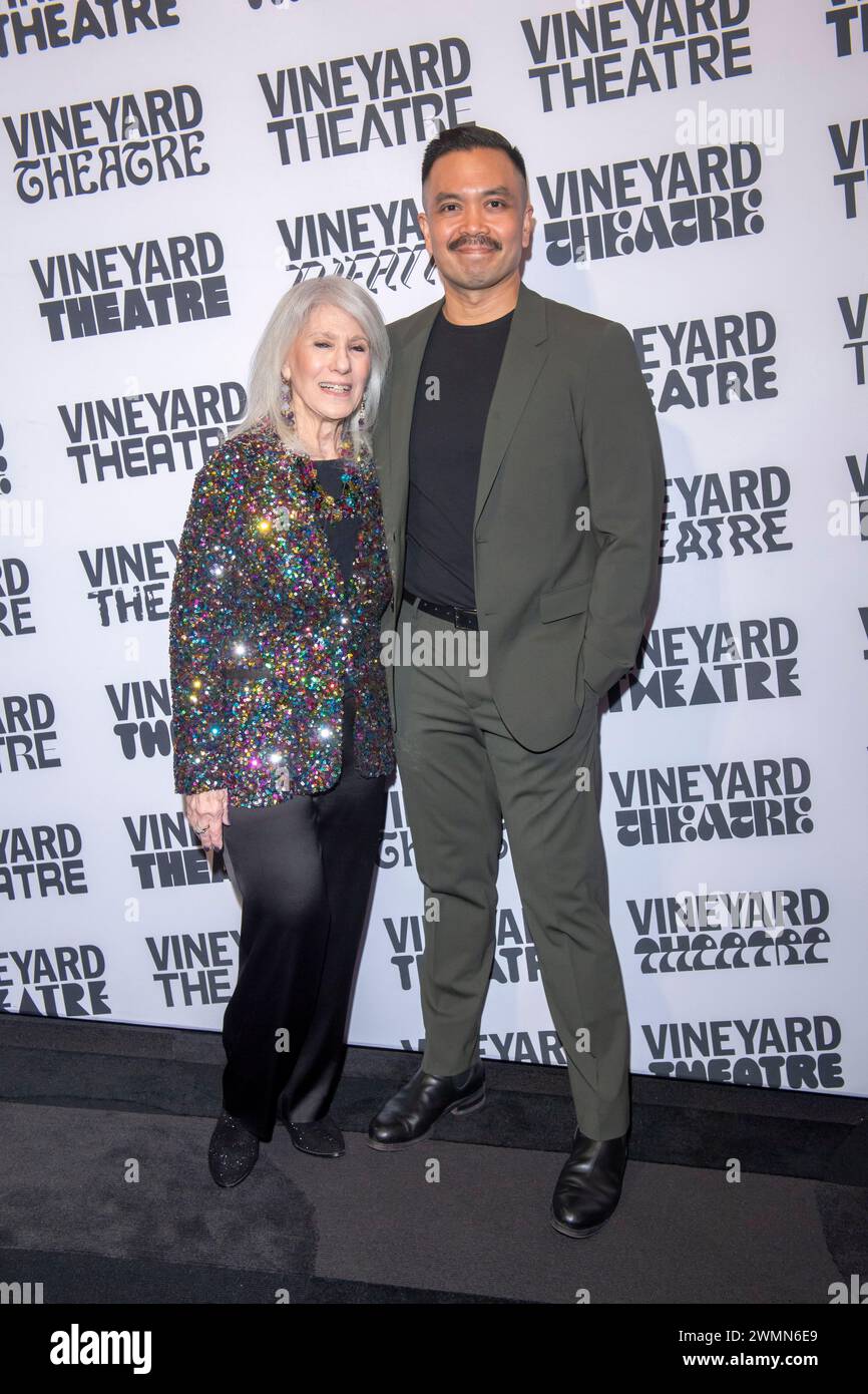 New York, United States. 26th Feb, 2024. Jamie deRoy and Jose Llana ...