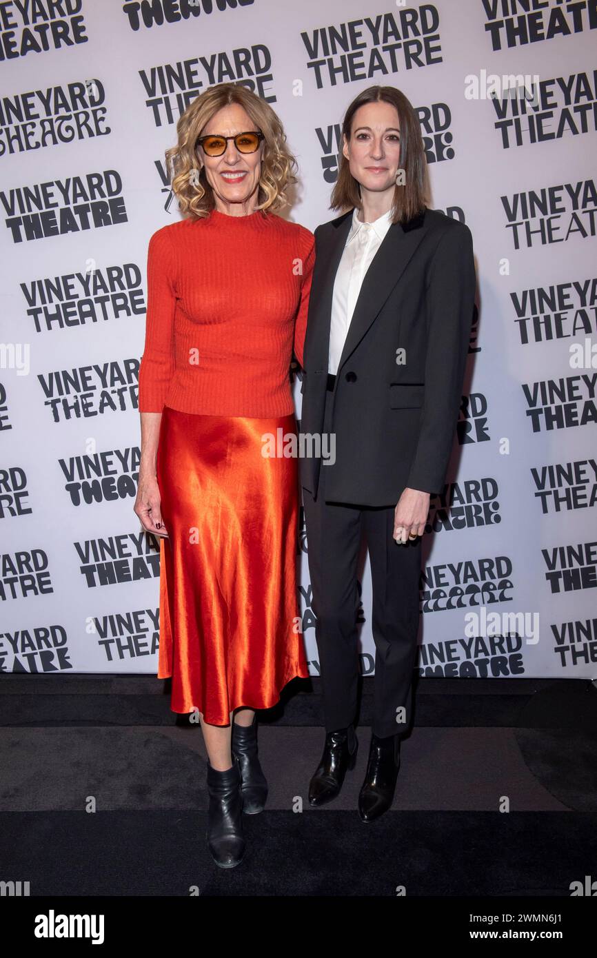 New York, United States. 26th Feb, 2024. Christine Lahti and Renata ...