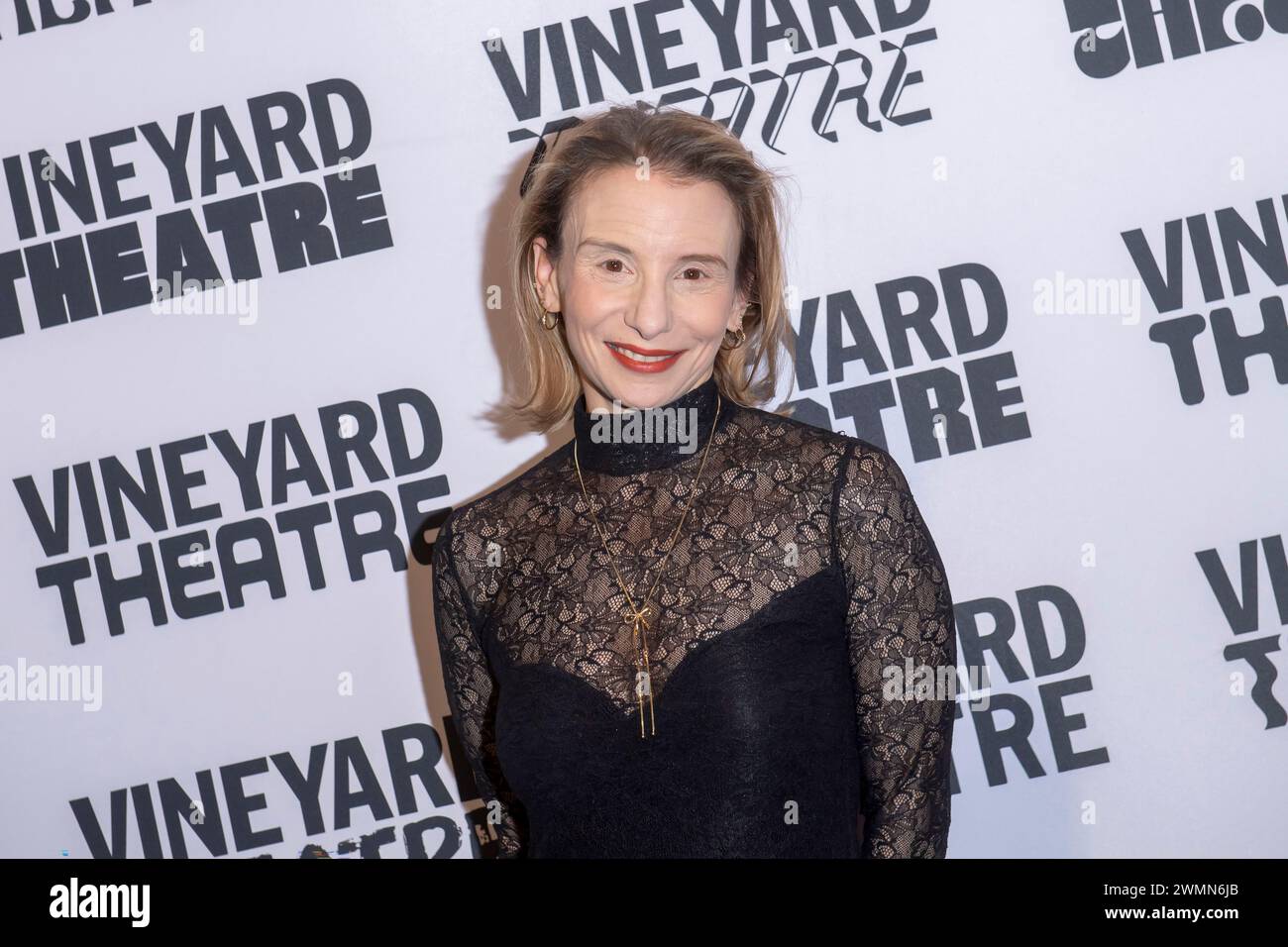 New York, United States. 26th Feb, 2024. Sarah Saltzberg attends the ...
