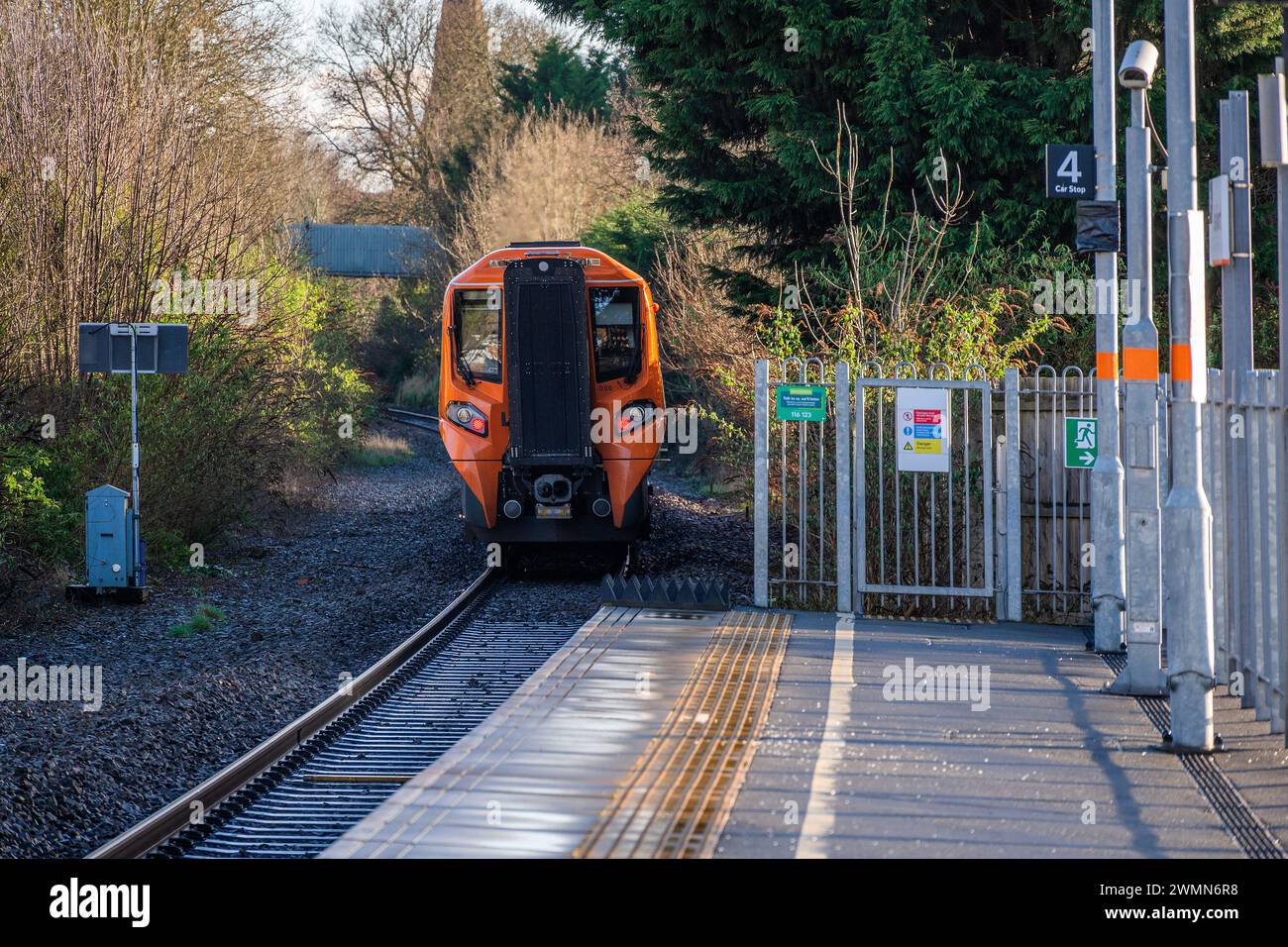 diesel powered railway station kenilworth warwickshire england uk Stock ...