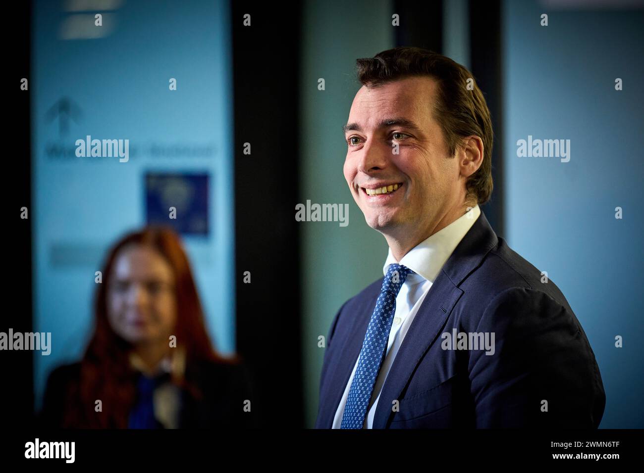 THE HAGUE - Thierry Baudet (FvD) arrives for his conversation with ...