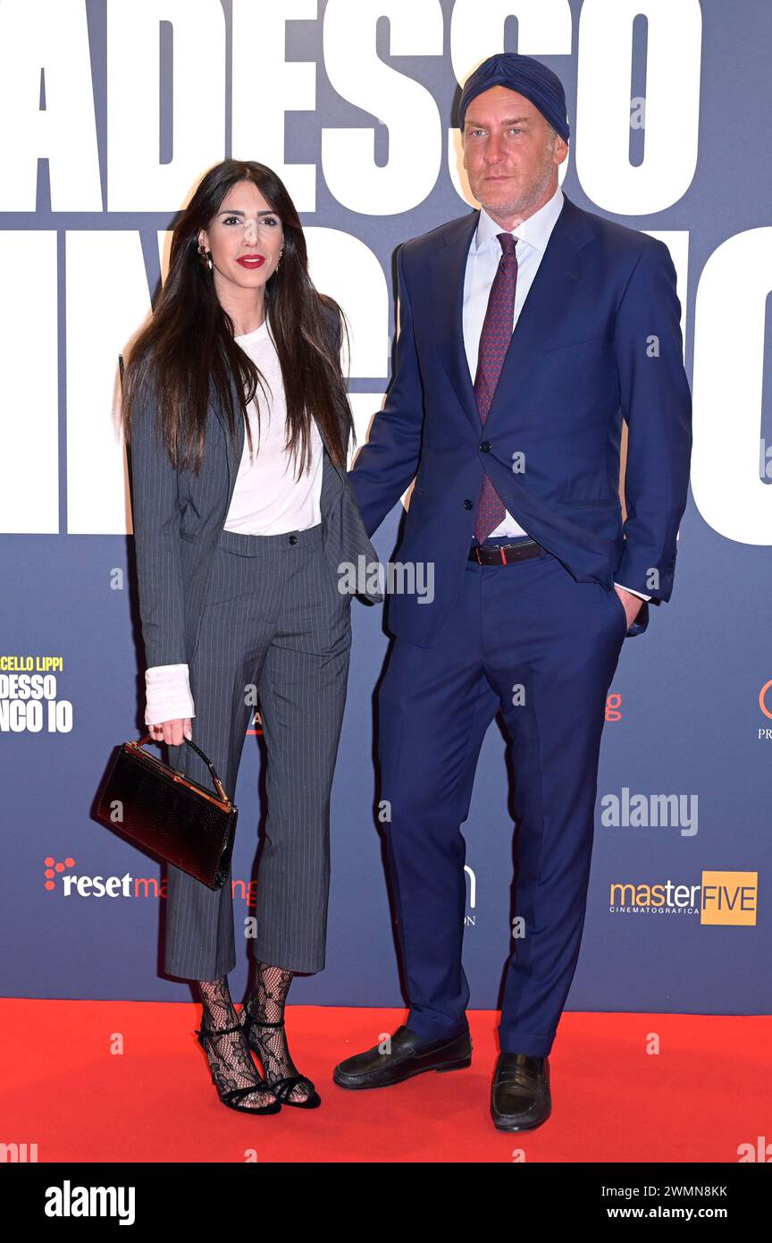 Andrea Ruggieri mit Clara bei der Premiere des Dokumentarfilms 'Adesso ...