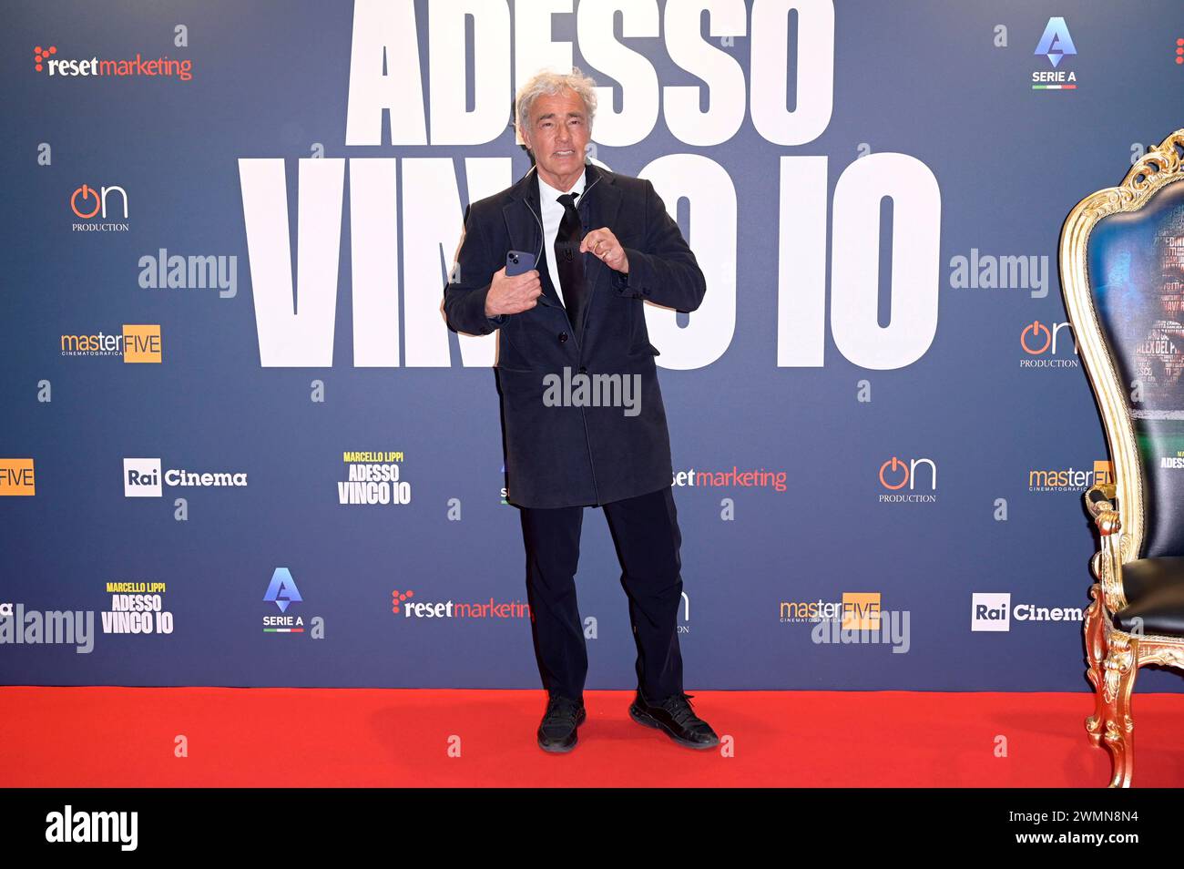 Massimo Giletti bei der Premiere des Dokumentarfilms 'Adesso vinco io ...