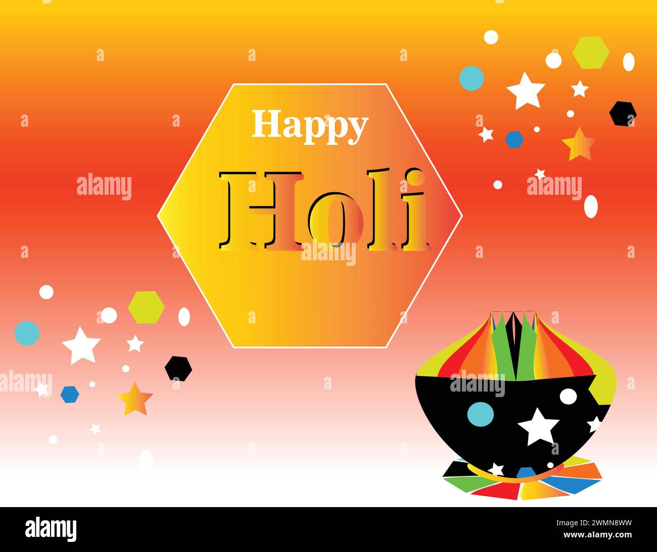 Holi card hi-res stock photography and images - Alamy