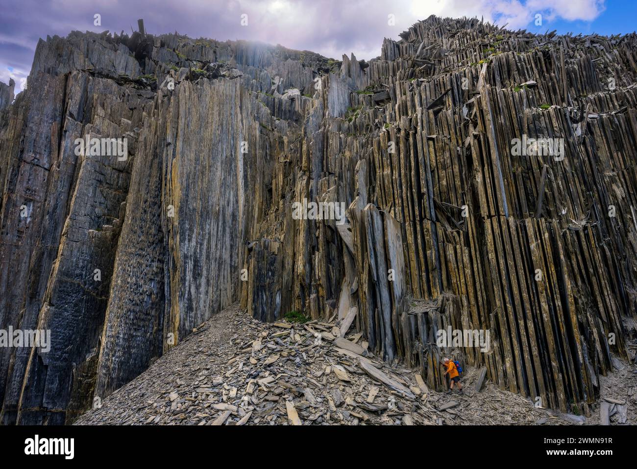 The organs of Valsenestre, in the Ecrins massif. A spectacular ...