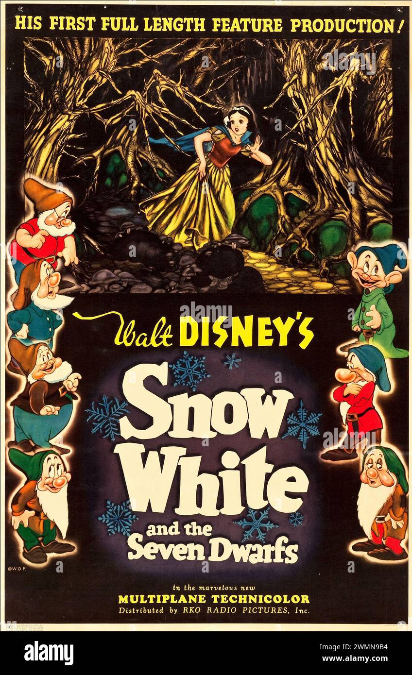 Snow White and the Seven Dwarfs (RKO, 1937). Poster File Reference ...