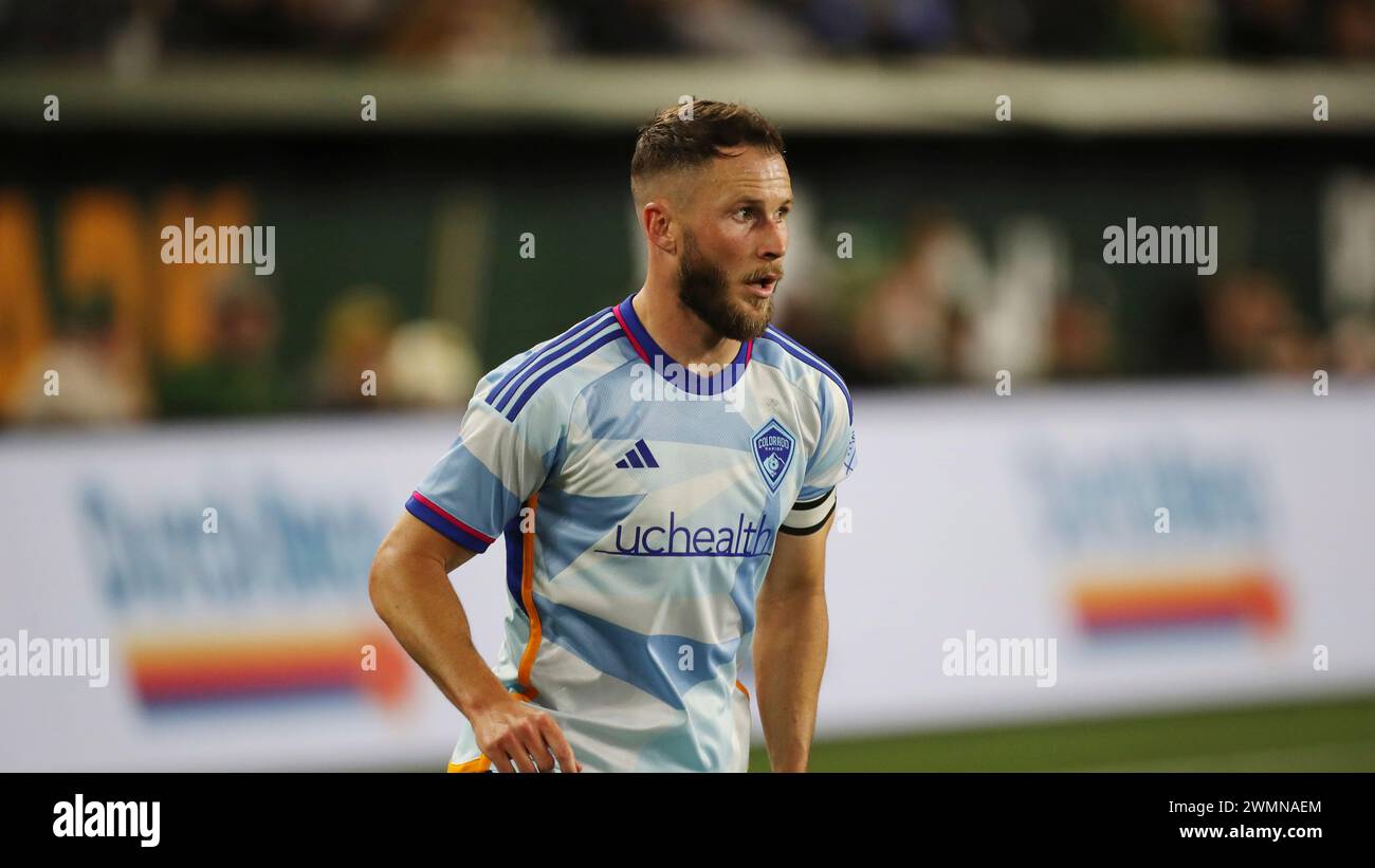 Colorado Rapids defender Keegan Rosenberry (2) plays during an MLS ...