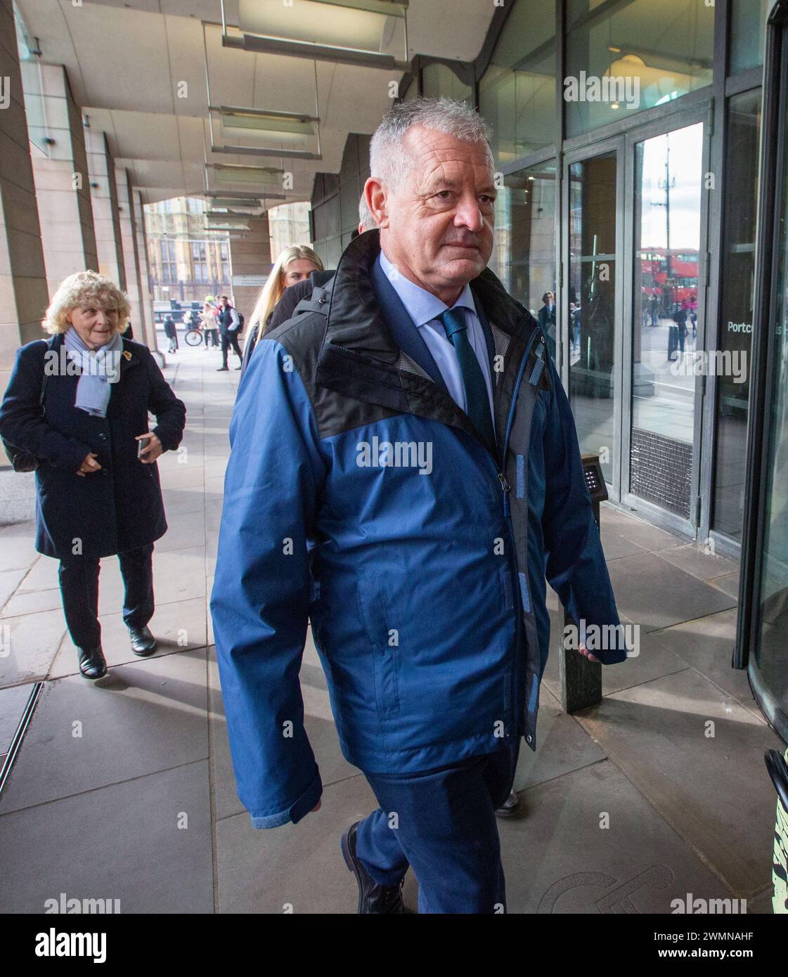 London, England, UK. 27th Feb, 2024. Former sub-postmaster TONY DOWNEY ...