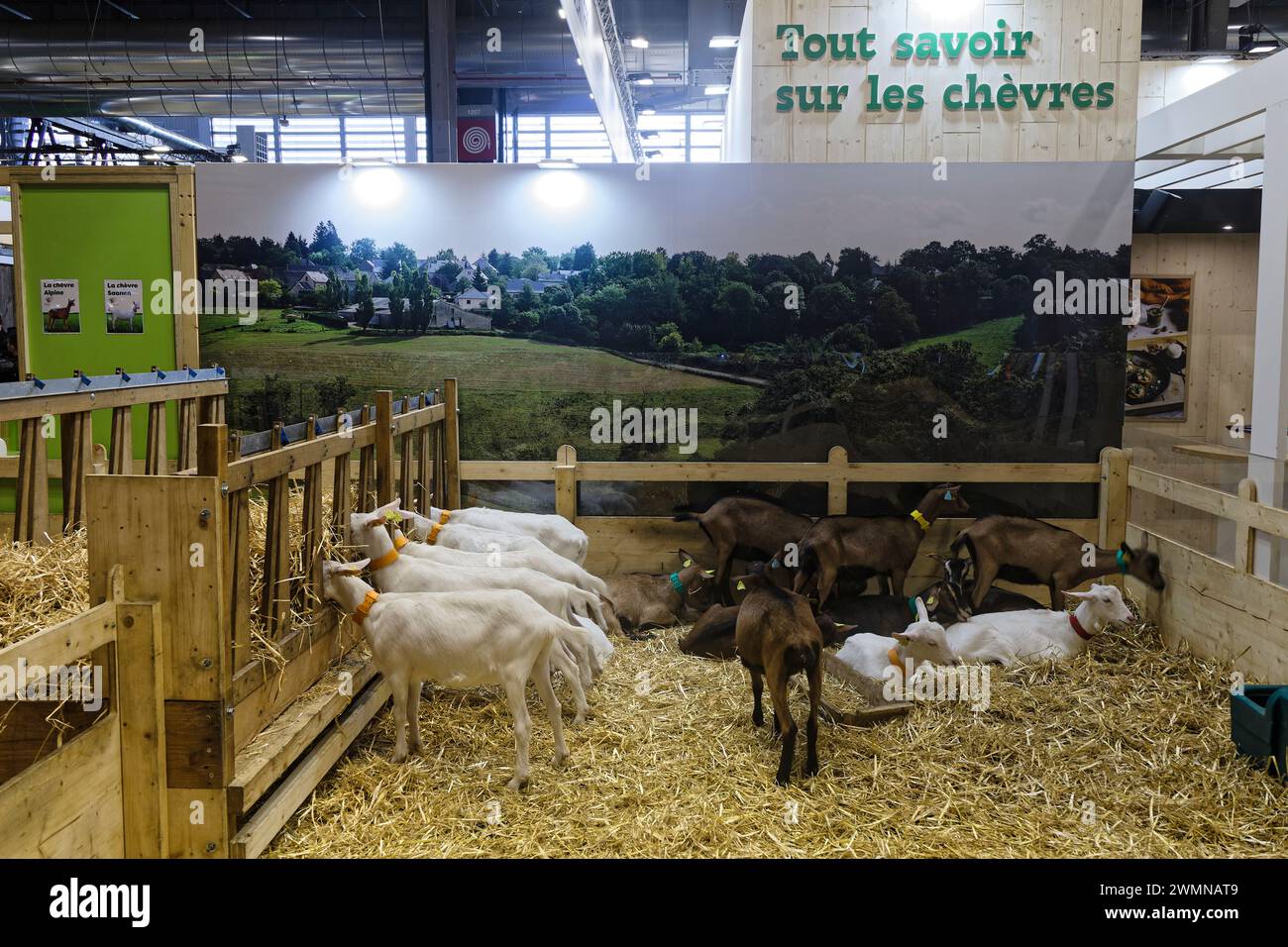 Paris, France. 24th Feb, 2024. Inauguration by French President ...